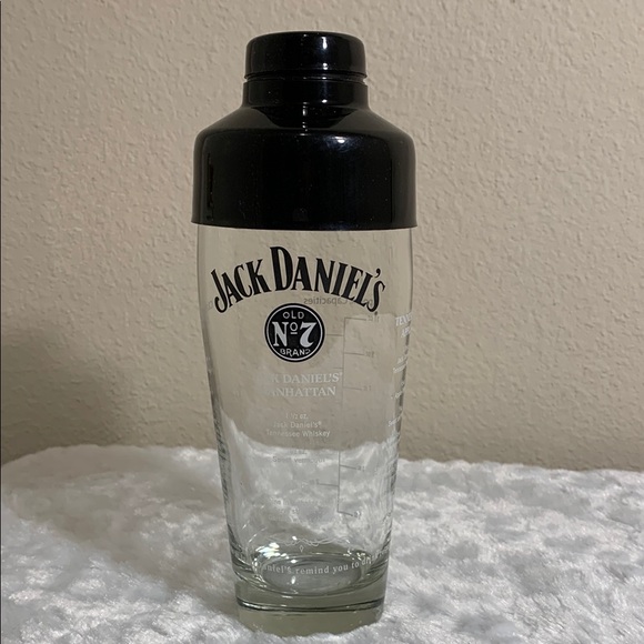Dining | Jack Daniels Cocktail Shaker With Black Plastic Lid | Poshmark